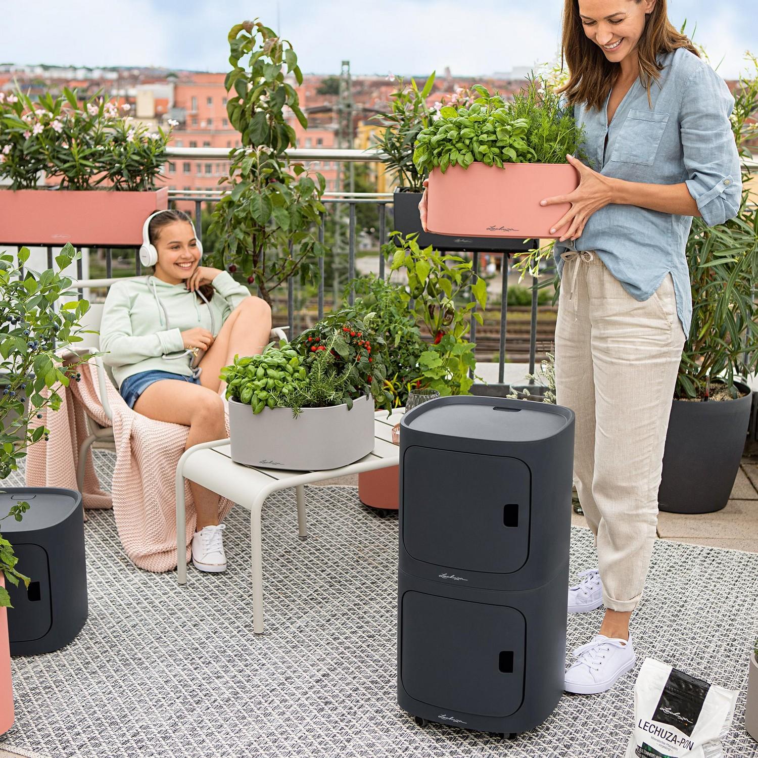 Buy PILA Color Light Grey Storage Box, L13.8 W13.8 H12.6 in in the USA