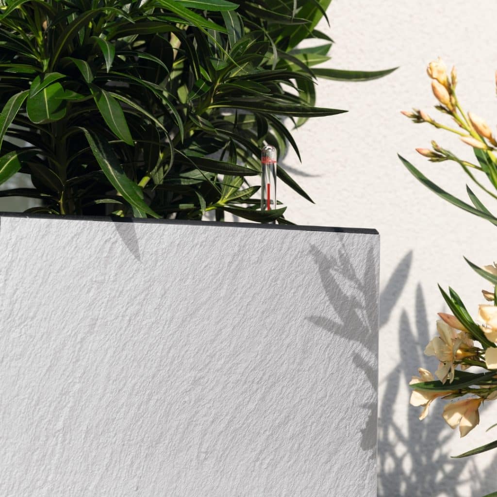 Buy CANTO Slatestone Low 40 Dark Grey, Self-watering Square Planter ...